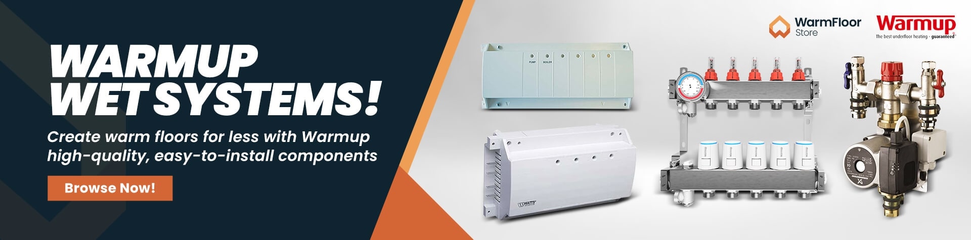 Warm Floor Store | Buy Water & Electric Underfloor Heating Systems